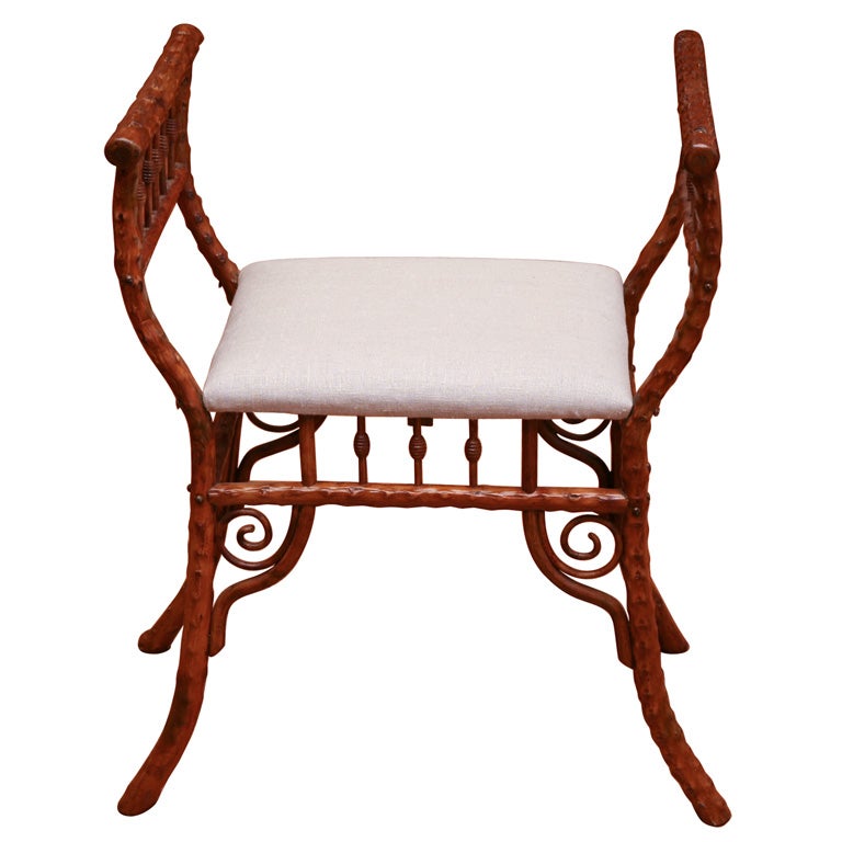 Yew Wood Bench at 1stDibs