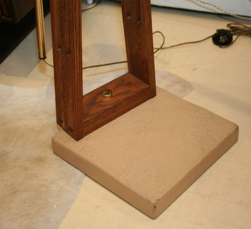 Arch Wood Floor Lamp at 1stDibs