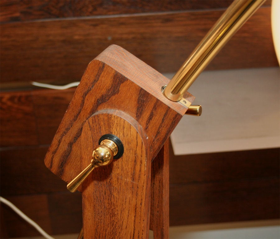 Arch Wood Floor Lamp at 1stDibs