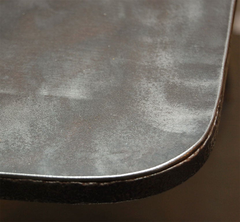 French Metal Bistro Table at 1stDibs