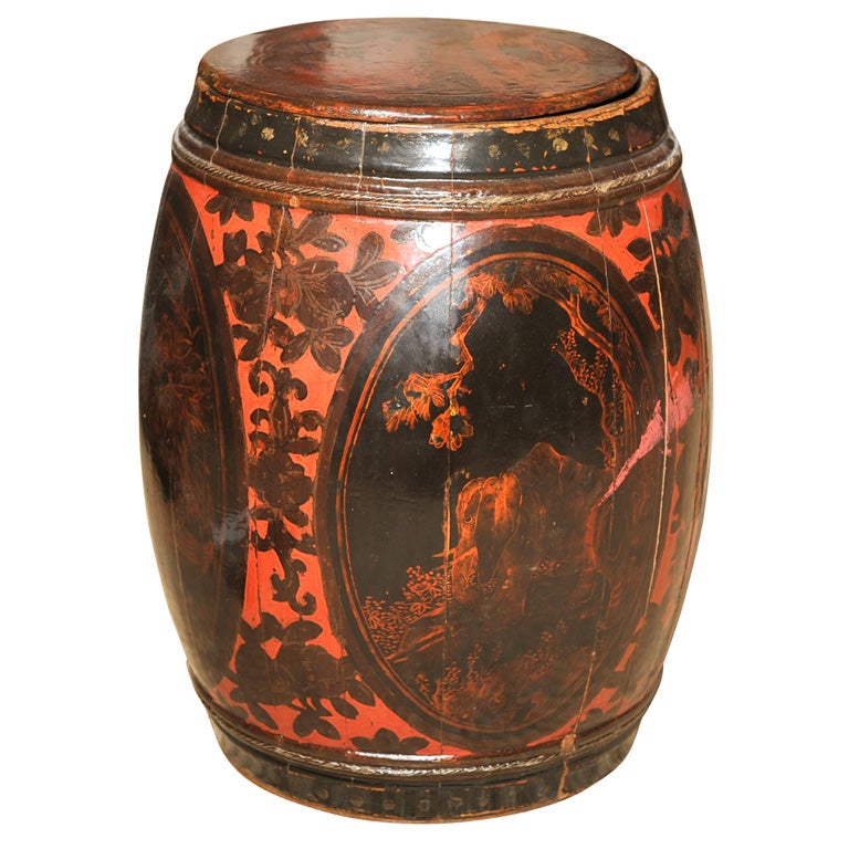 Lidded Rice Barrel at 1stDibs