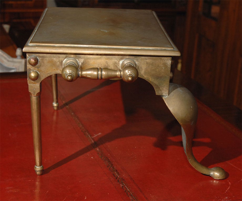 19th Century brass footman at 1stDibs