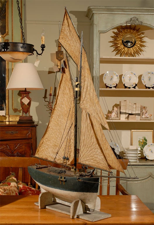 English pond yacht, circa 1880 at 1stDibs