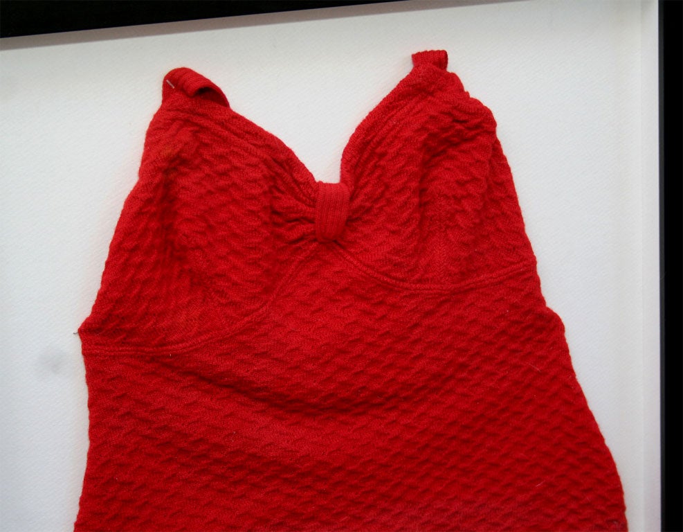 Set of Wool Knitted Bathing Suits, 1940's at 1stDibs