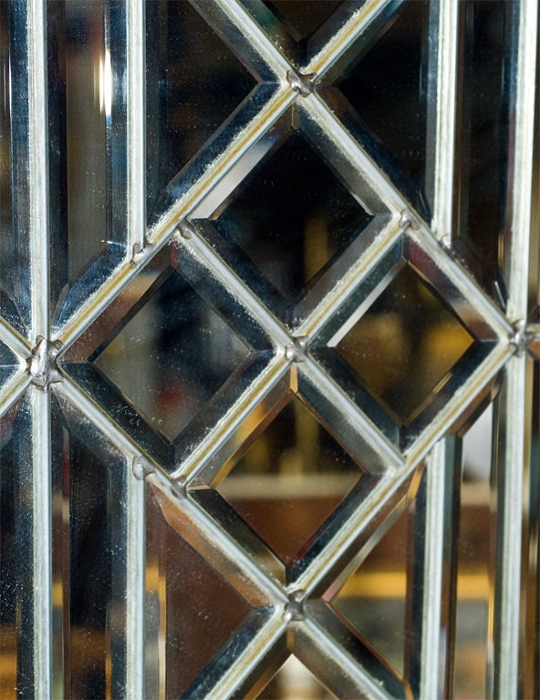 Custom Leaded Beveled Mirror Panels at 1stDibs