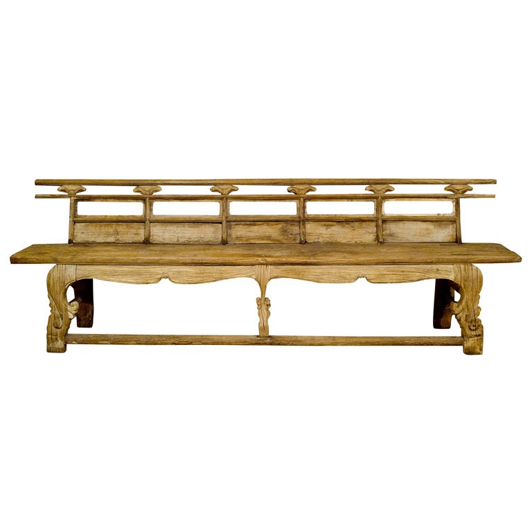 17th century long bench, Northern China at 1stDibs