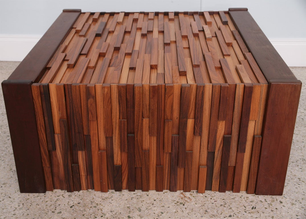 Pair of Brazilian Mixed Wood Low Tables For Sale at 1stDibs | mixed ...