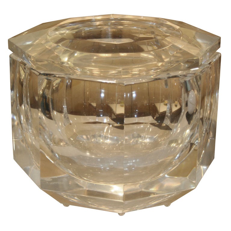 Decorative Lucite Box at 1stDibs
