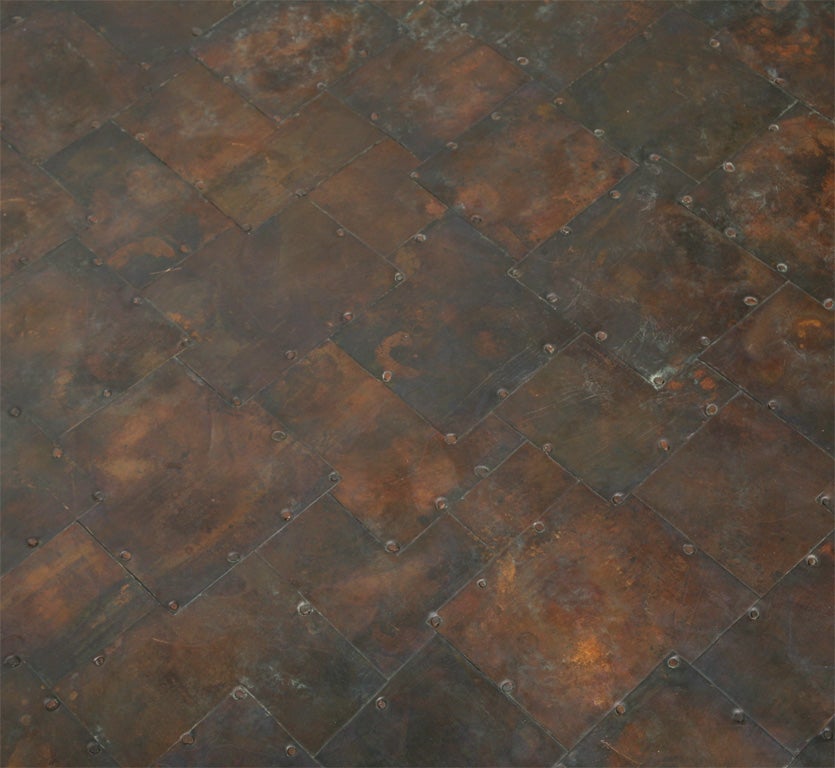 A Maitland Smith Oxidized Copper Low Table at 1stDibs