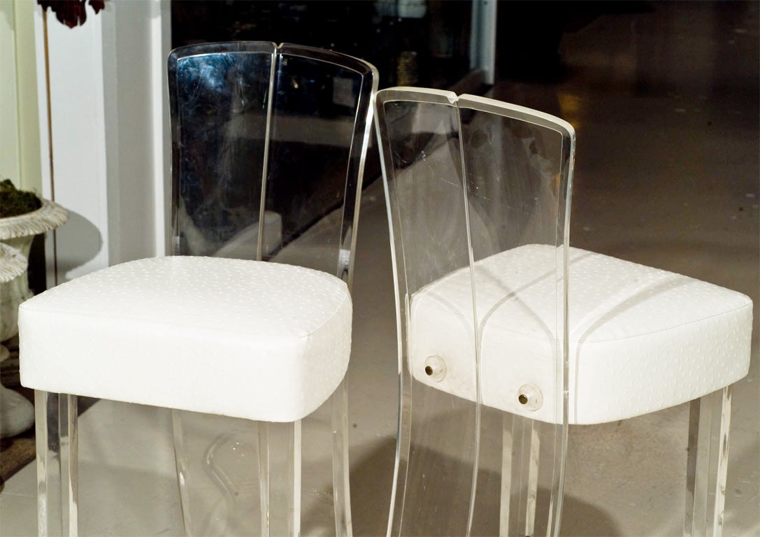 Vintage Lucite Bar Stool at 1stDibs
