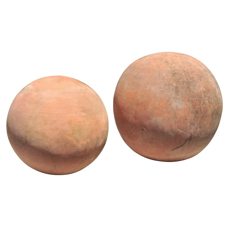 Terracotta Spheres For Sale at 1stDibs