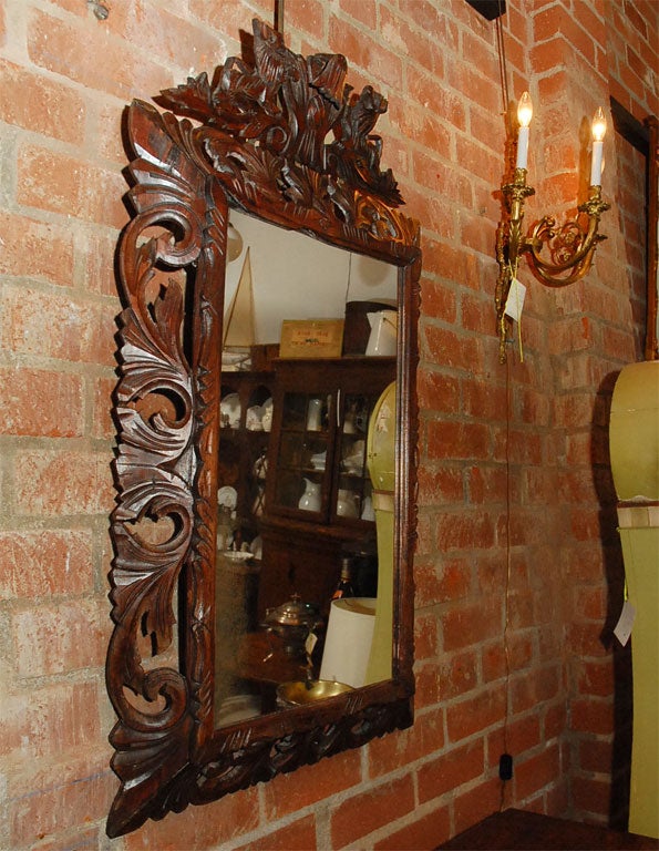 Carved Frame with Mirror For Sale at 1stDibs
