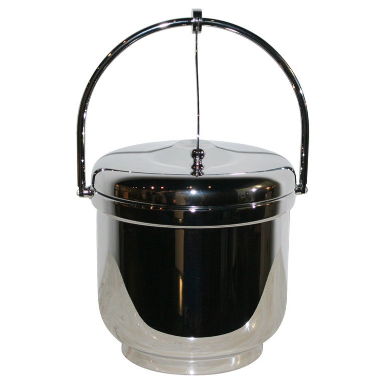 Chrome Ice Bucket at 1stDibs