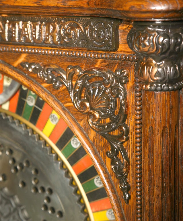 A Caille Brothers of Detroit 50 c Centaur upright slot machine at ...