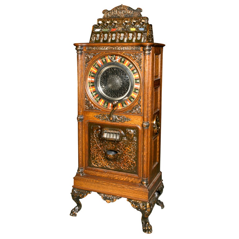 A Caille Brothers of Detroit 50 c Centaur upright slot machine at ...