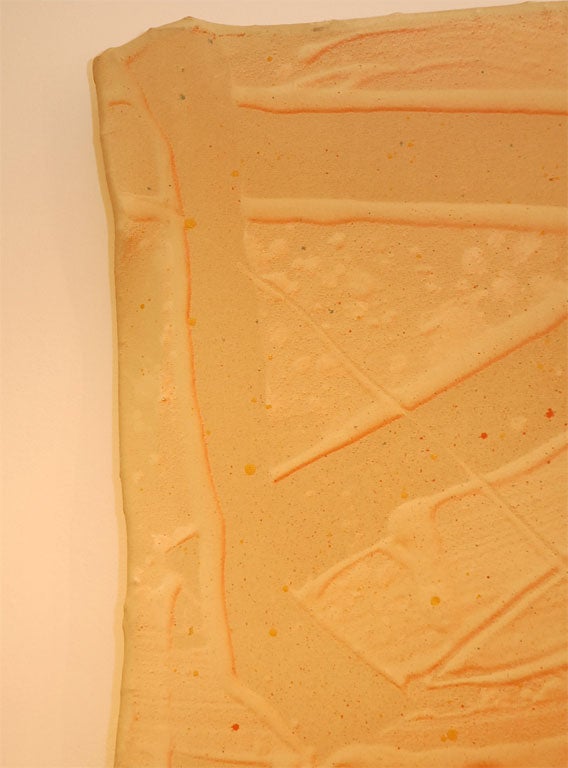 Airbrush Aggregate on Canvas Painting by Wade Hoefer For Sale at 1stDibs