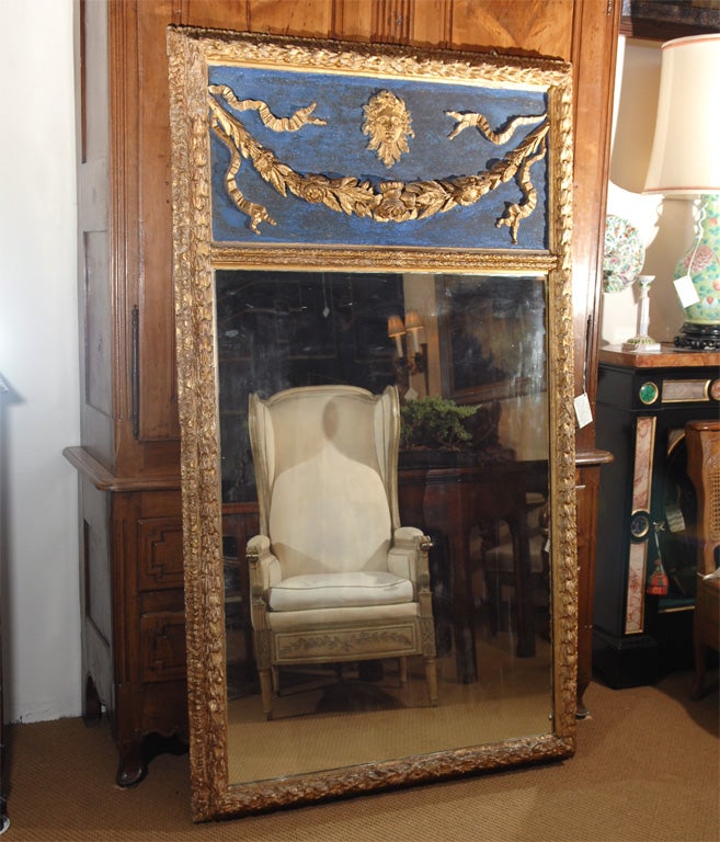 Large 19th Century French Mirror at 1stDibs