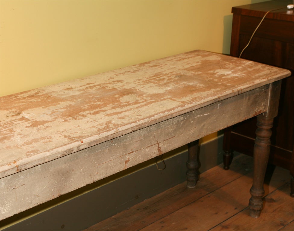 12 Foot Long Country Table at 1stDibs