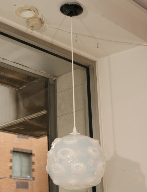 Hand Blown Glass Lamp at 1stDibs