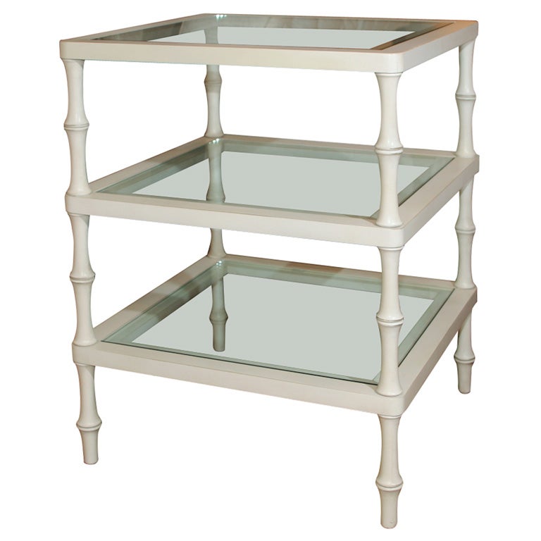 Three Tierd Side Table For Sale at 1stDibs