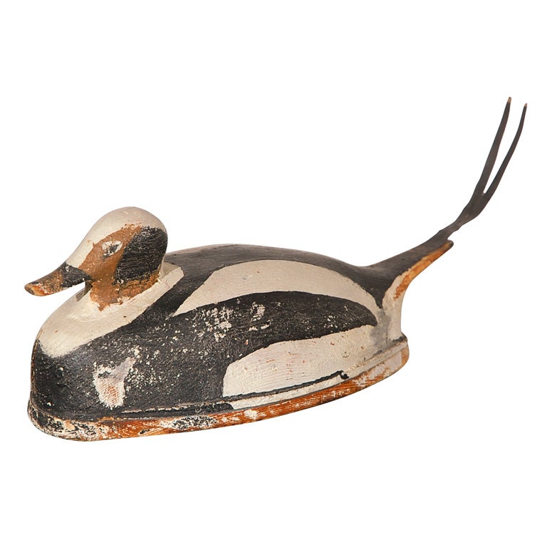 RARE FORM 19THC DECOY FROM NEW ENGLAND at 1stDibs