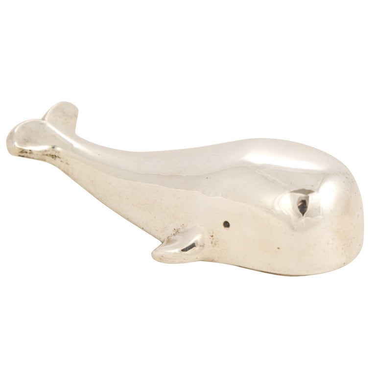 Sterling Silver Tiffany and Co. Whale Paperweight at 1stDibs | tiffany ...