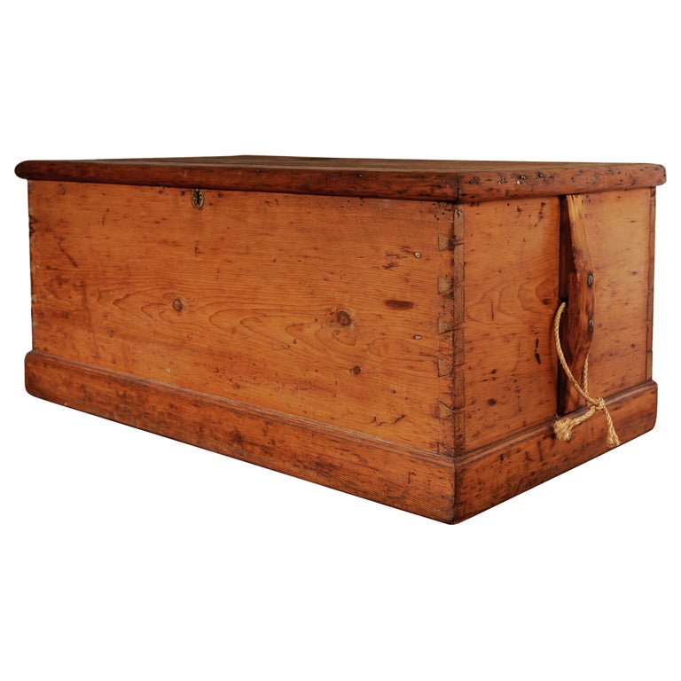 Primitive Blanket Chest at 1stDibs