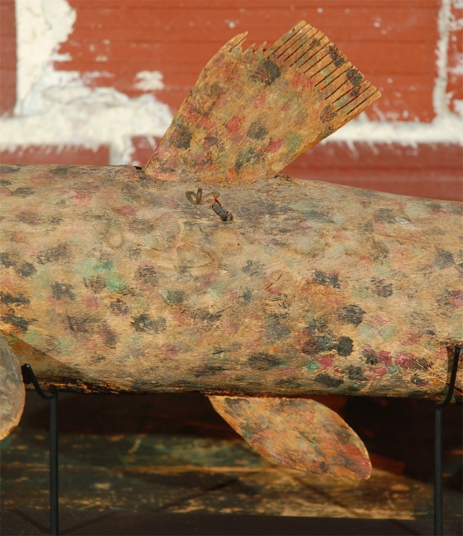 Felipe Archuleta Carved Fish For Sale at 1stDibs