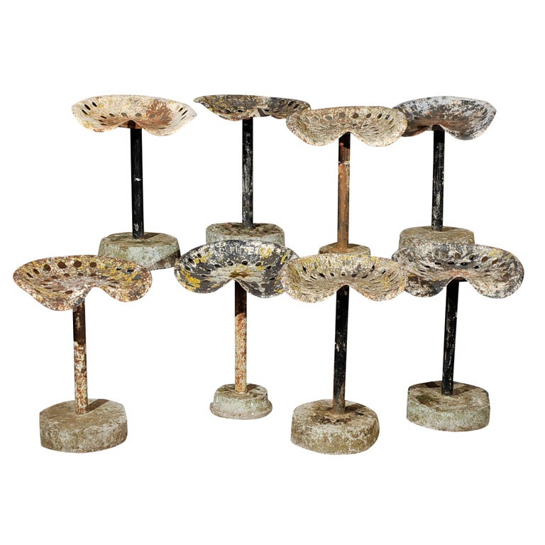 Whimsical collection of tractor seat stools at 1stDibs