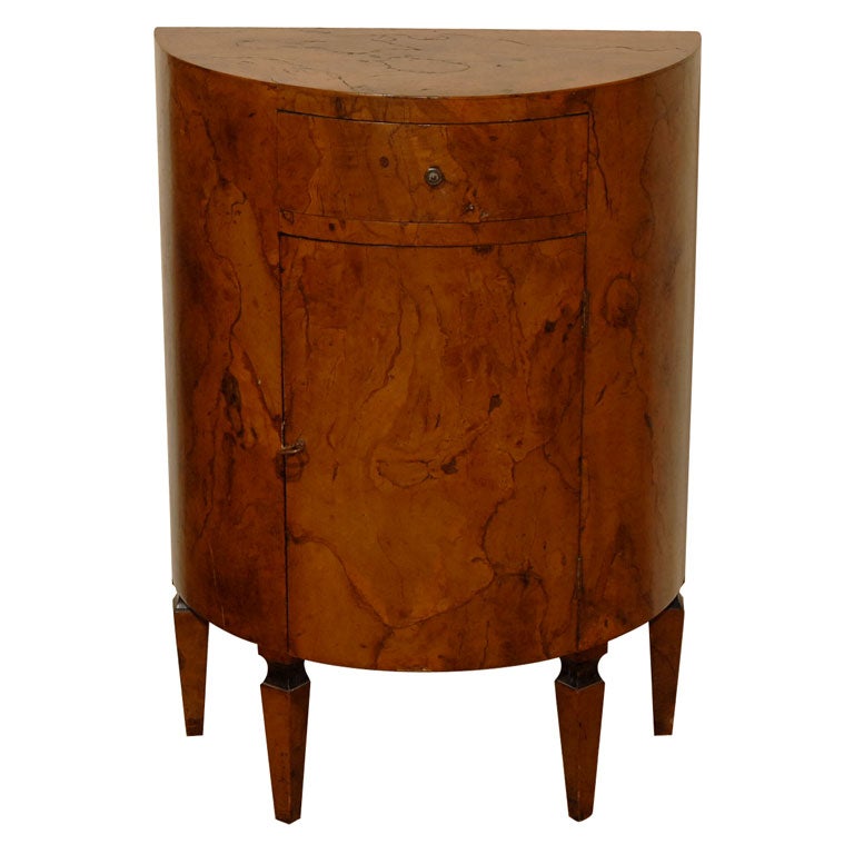 Pair Demilune Commodes at 1stDibs