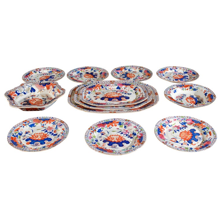 Mason's Patent Ironstone China 'Lily Pattern' at 1stDibs | mason's ...