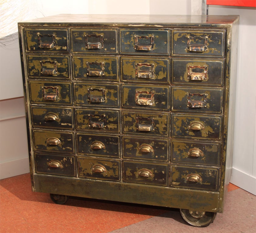 Steel Bank Vault File Cabinet at 1stDibs