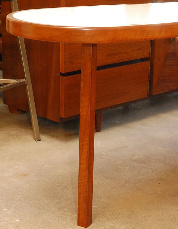 Unusual L Shape Curved Desk at 1stDibs | curved l-shaped desk, l shaped ...