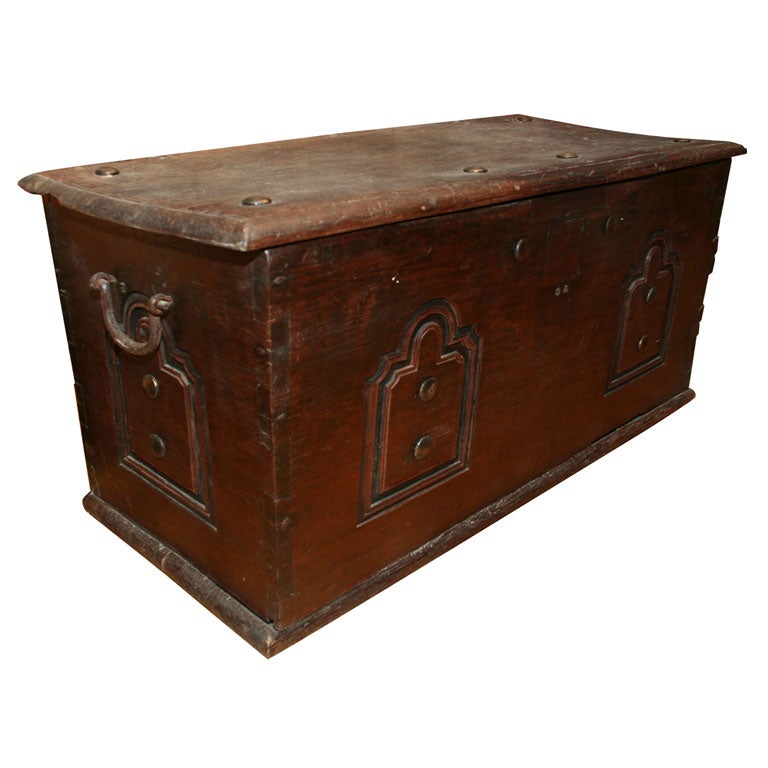 18th Century Dutch Indonesian Colonial Blanket Chest Trunk For Sale at ...