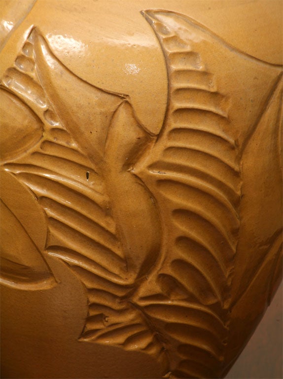 Large Pottery Vase from Knapstrup Keramic For Sale at 1stDibs