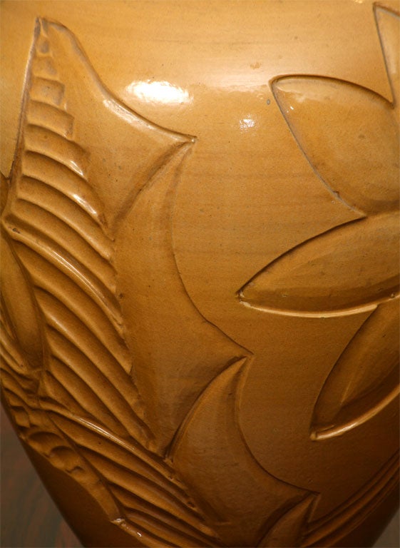 Large Pottery Vase from Knapstrup Keramic For Sale at 1stDibs