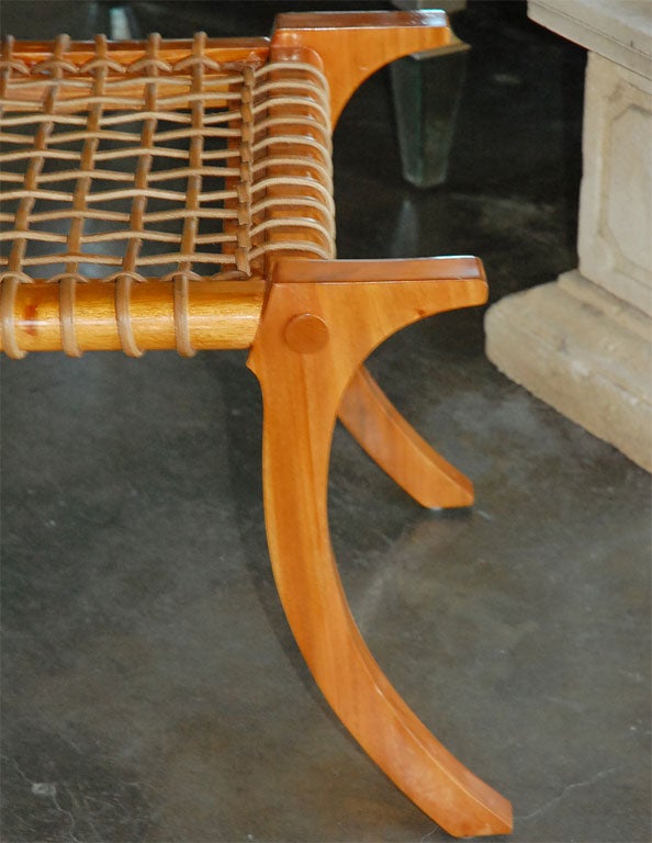 Klismos Bench at 1stDibs
