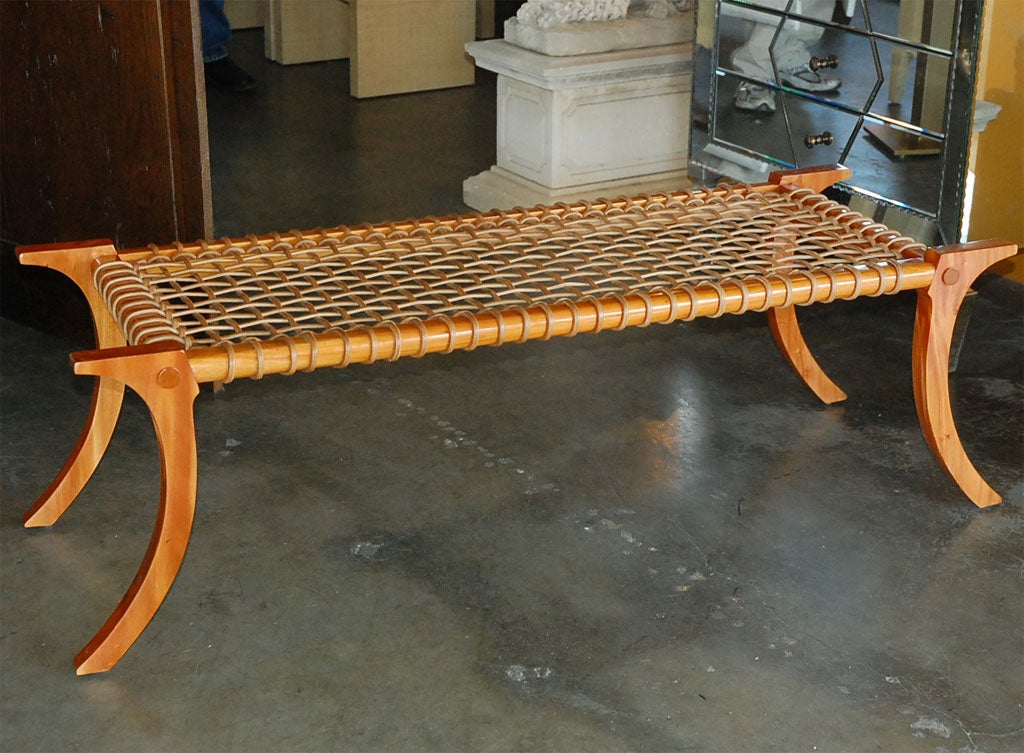 Klismos Bench at 1stDibs