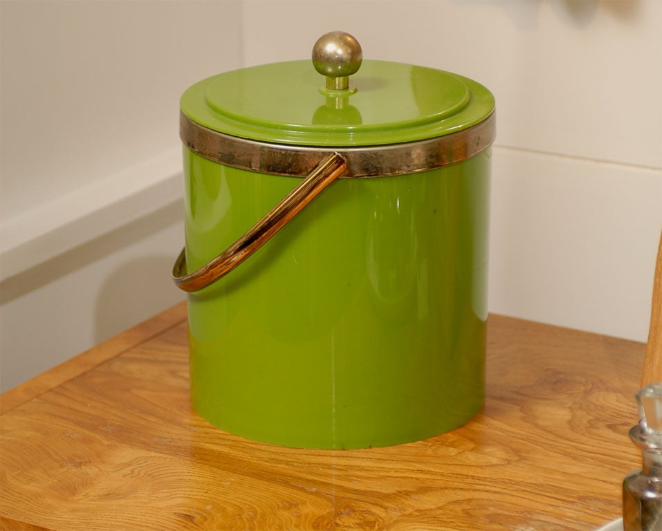 Green Ice Bucket at 1stDibs