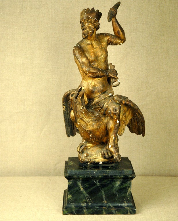 18th Century Wood Statue of Jupiter at 1stDibs