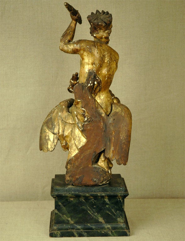 18th Century Wood Statue of Jupiter at 1stDibs