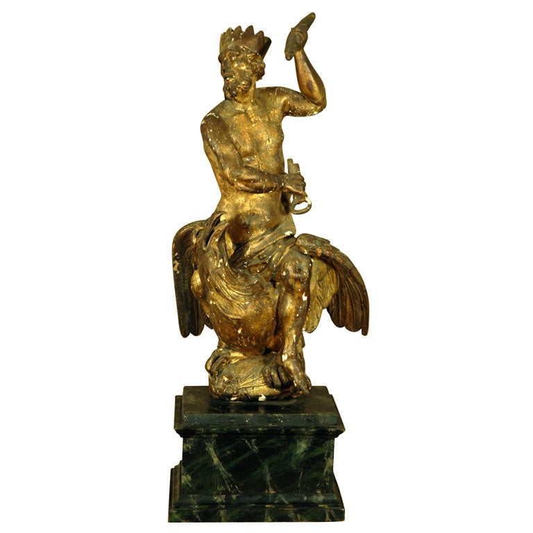 18th Century Wood Statue of Jupiter at 1stDibs