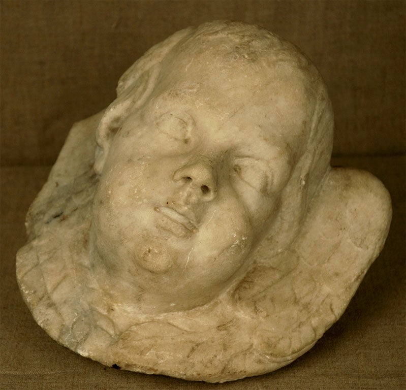Marble Cherub Head For Sale at 1stDibs