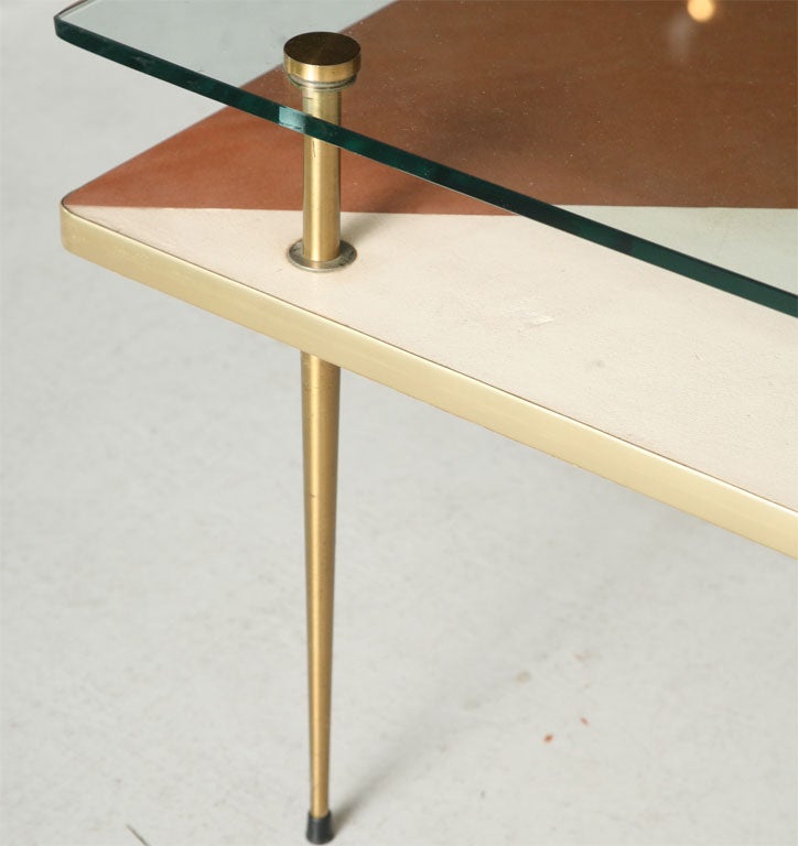 2-Tier Rectangular Harlequin Coffee Table at 1stDibs