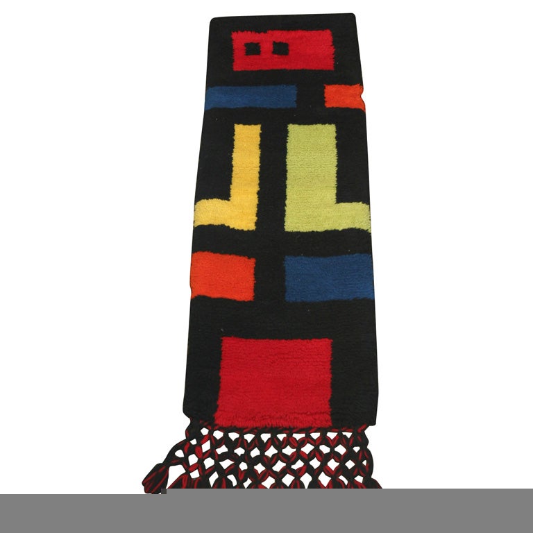 Handmade Wool Carpet by Angelo Testa For Sale at 1stDibs