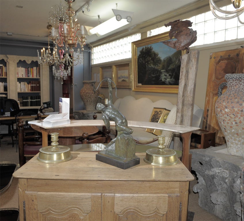 Bronze statue of an archer signed Debo For Sale at 1stDibs