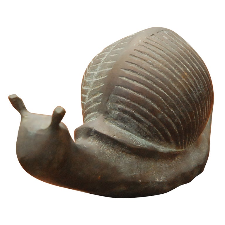 Bronze Snail at 1stDibs