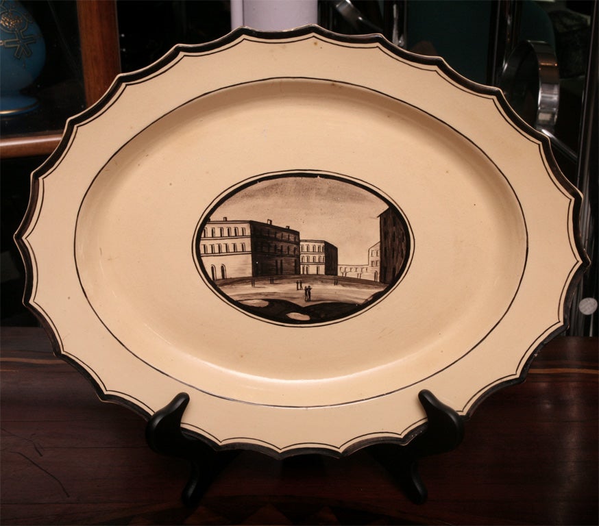 Set of Six Neoclassical Neapolitan Plates at 1stDibs