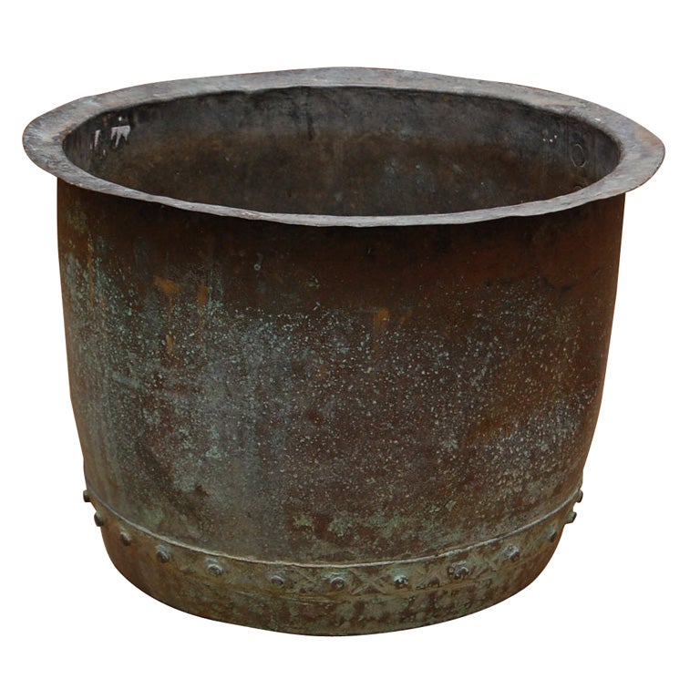 19th Century English Copper Laundry Bucket at 1stDibs