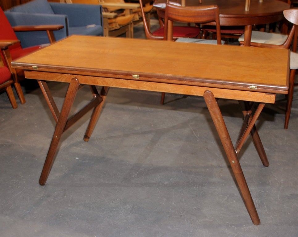Teak Elevator Dining Table / Coffee Table at 1stDibs